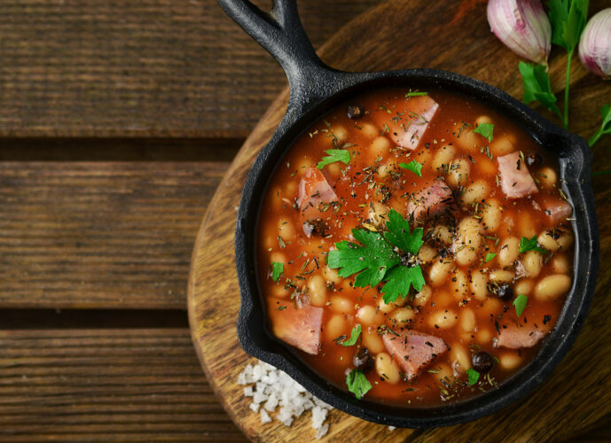 Pressure or Slow Cooker Venison Roast and Beans - Grit